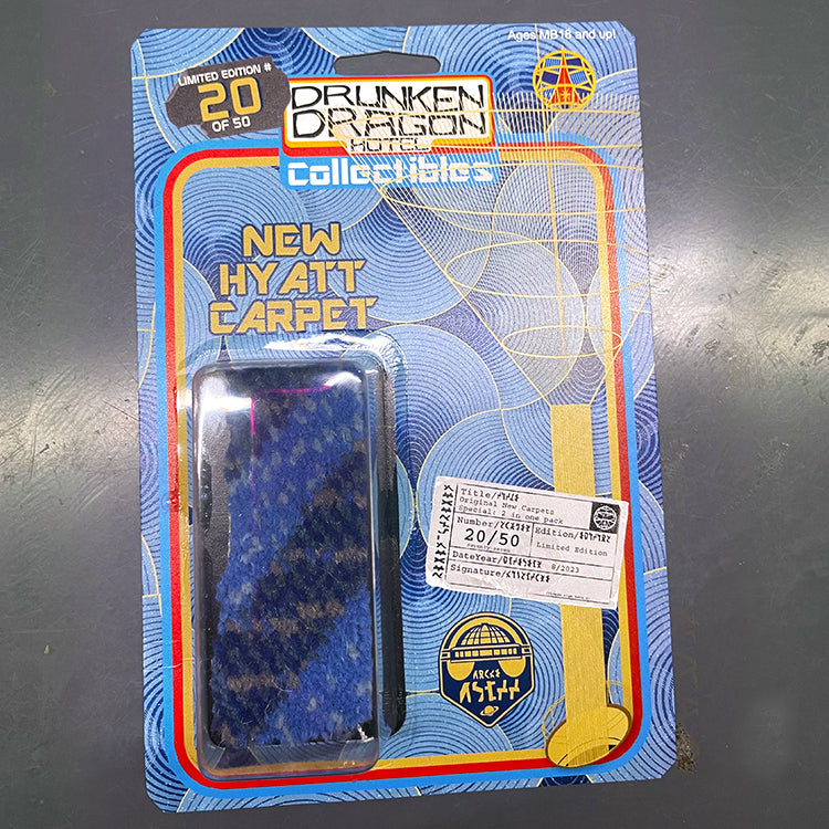 New Hyatt Carpet blue Artwork Signed art ed. 50 – Drunken Dragon Hotel