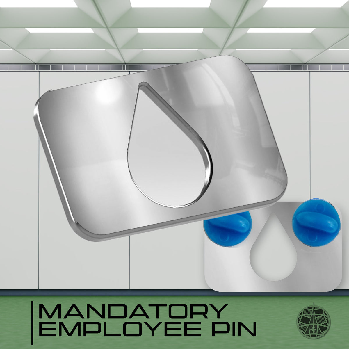 Lumon Severance Metal Pin DDH Made – Drunken Dragon Hotel