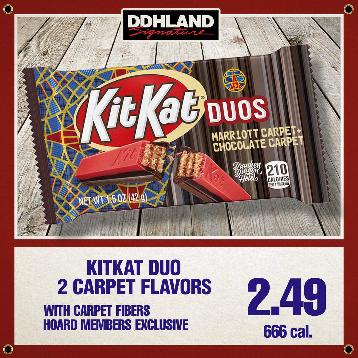 Kit Kat Duos 2 Flavors of carpet in every bite! – Drunken Dragon Hotel