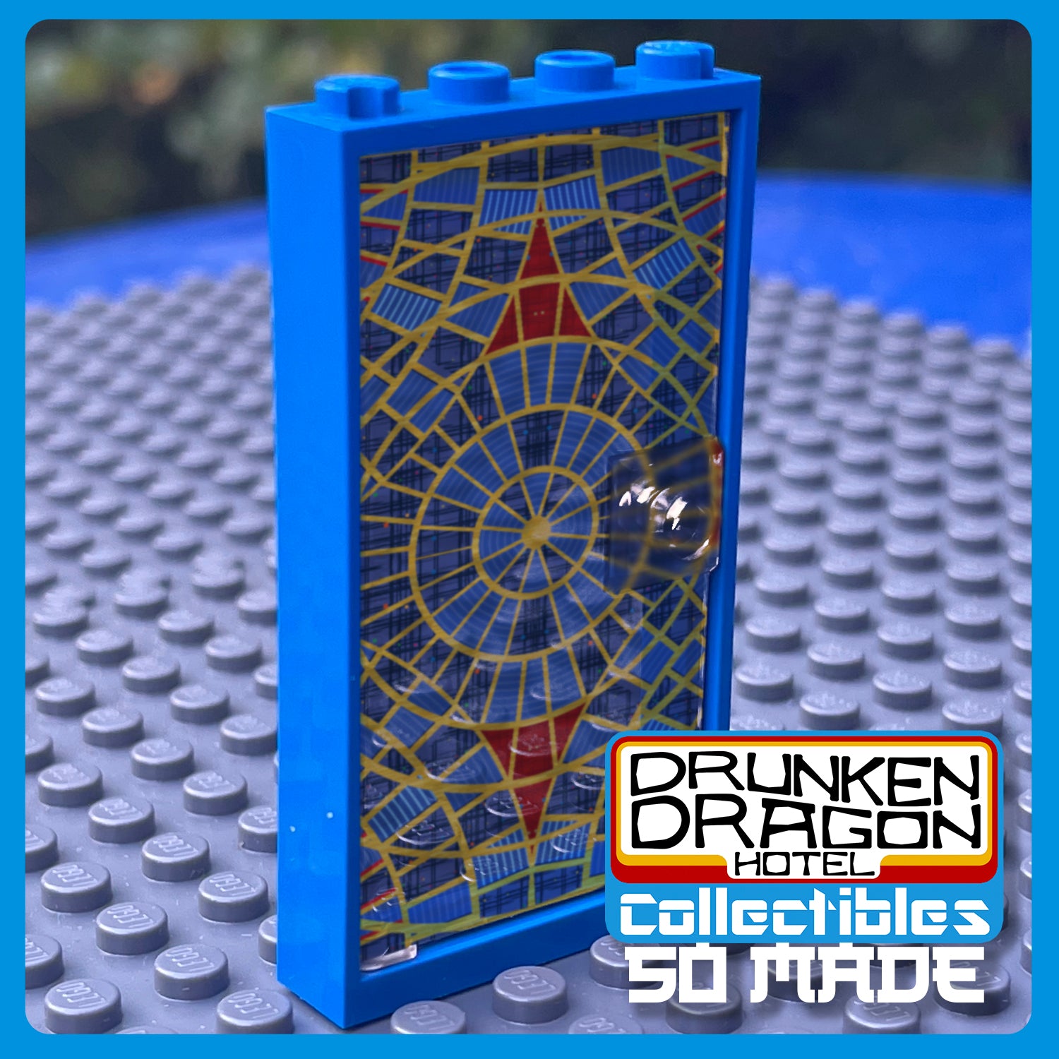 DDH LEGO Stain Glass Door Carpet – Drunken Dragon Hotel