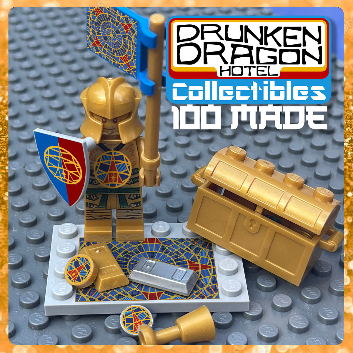DDH LEGO Gold DDH knight – Drunken Dragon Hotel
